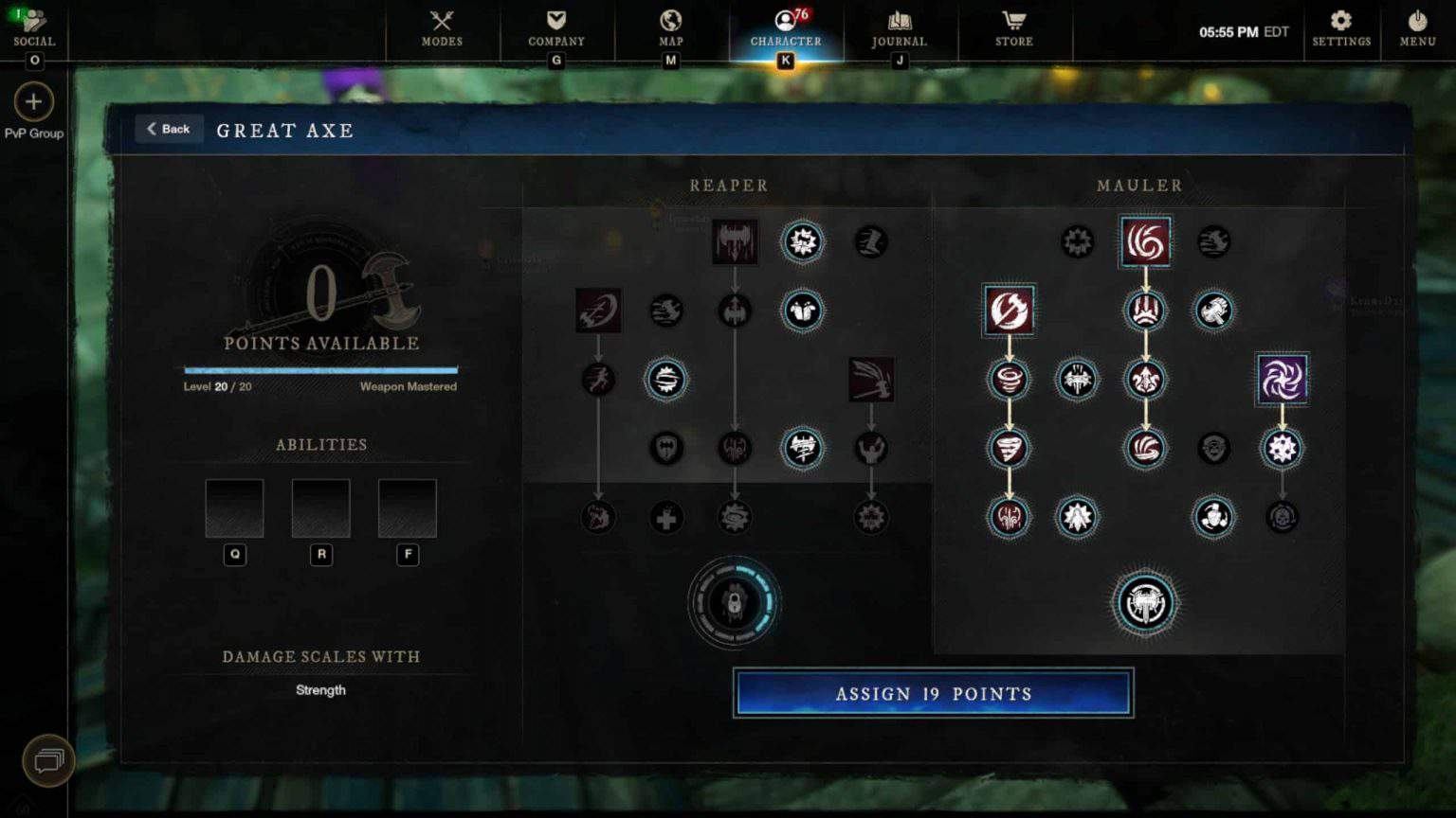 New World Great Axe PvP Build