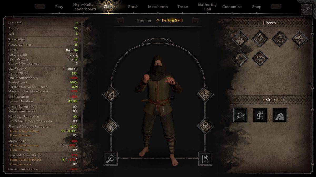 Dark and Darker Solo Rogue Build