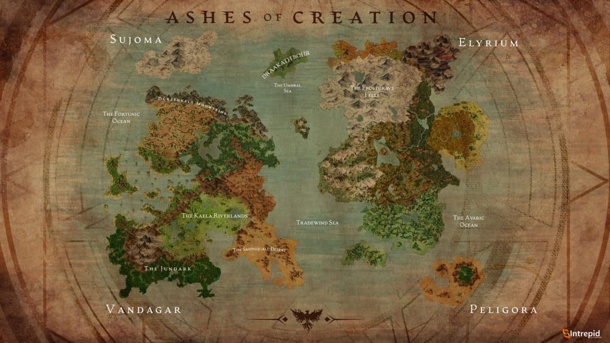 Ashes of Creation Map - StudioLoot